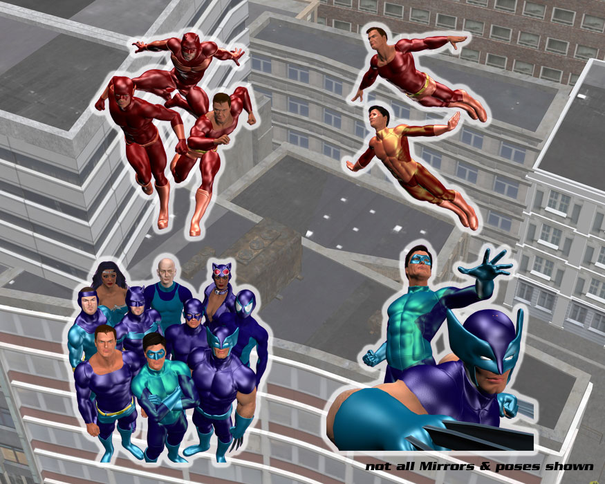 The Team-Builders v02 MM4M | Daz 3D