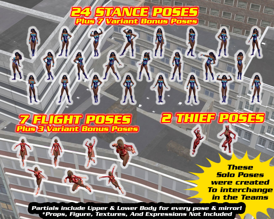 The Team-Builders v03: MM4V | Daz 3D