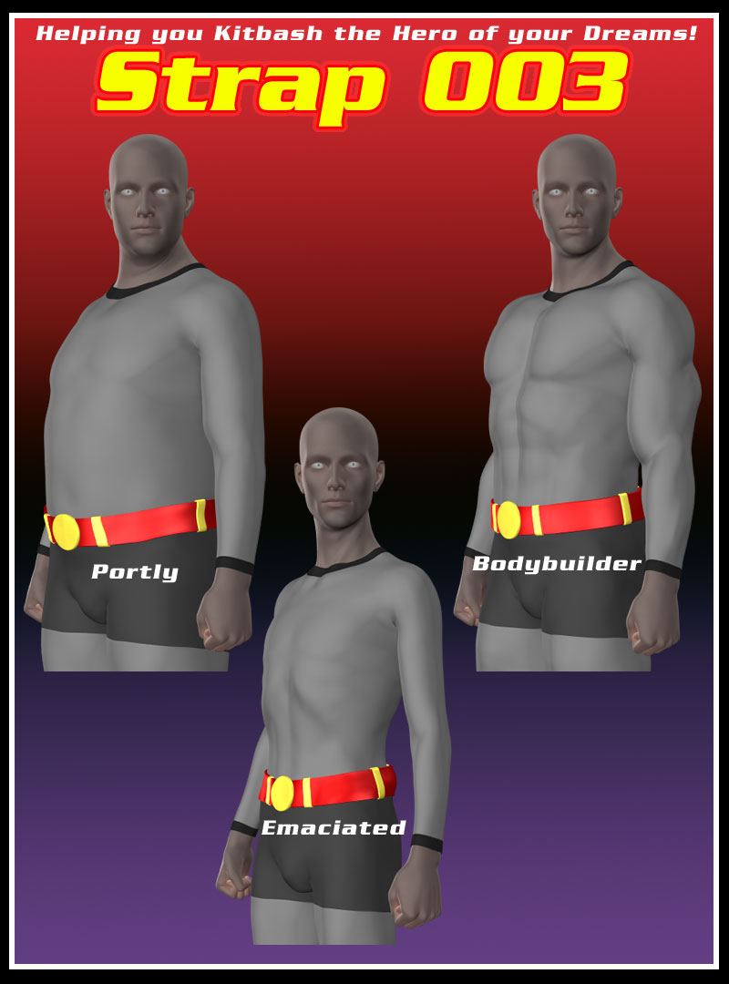 Belts v01 MMKBG3M | Daz 3D