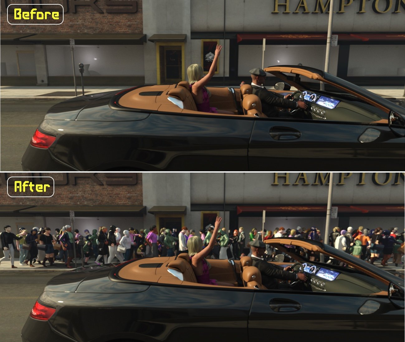 Lowpoly Crowd Creator Bundle | Daz 3D