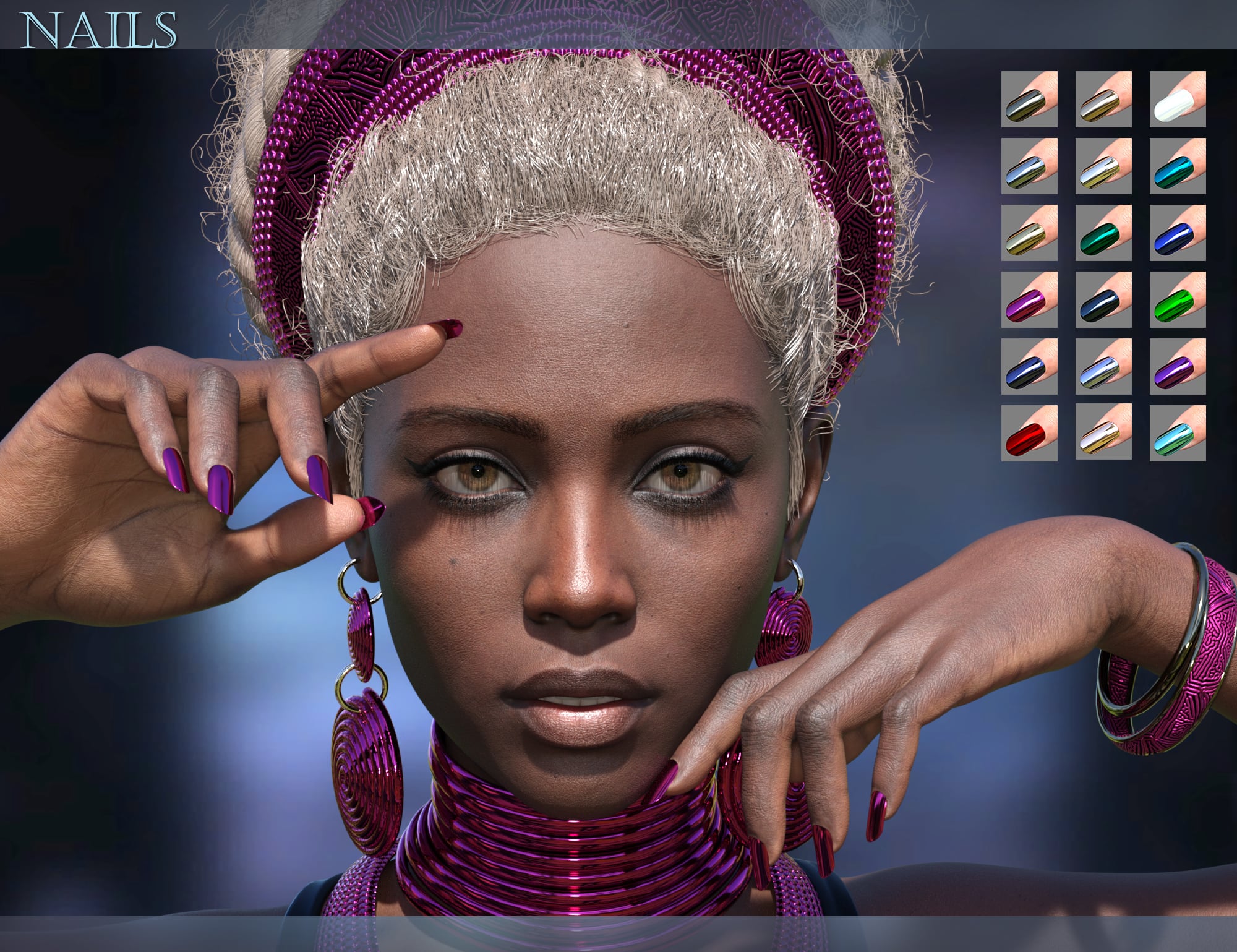 MRL Regal Accessories for Genesis 9 | Daz 3D