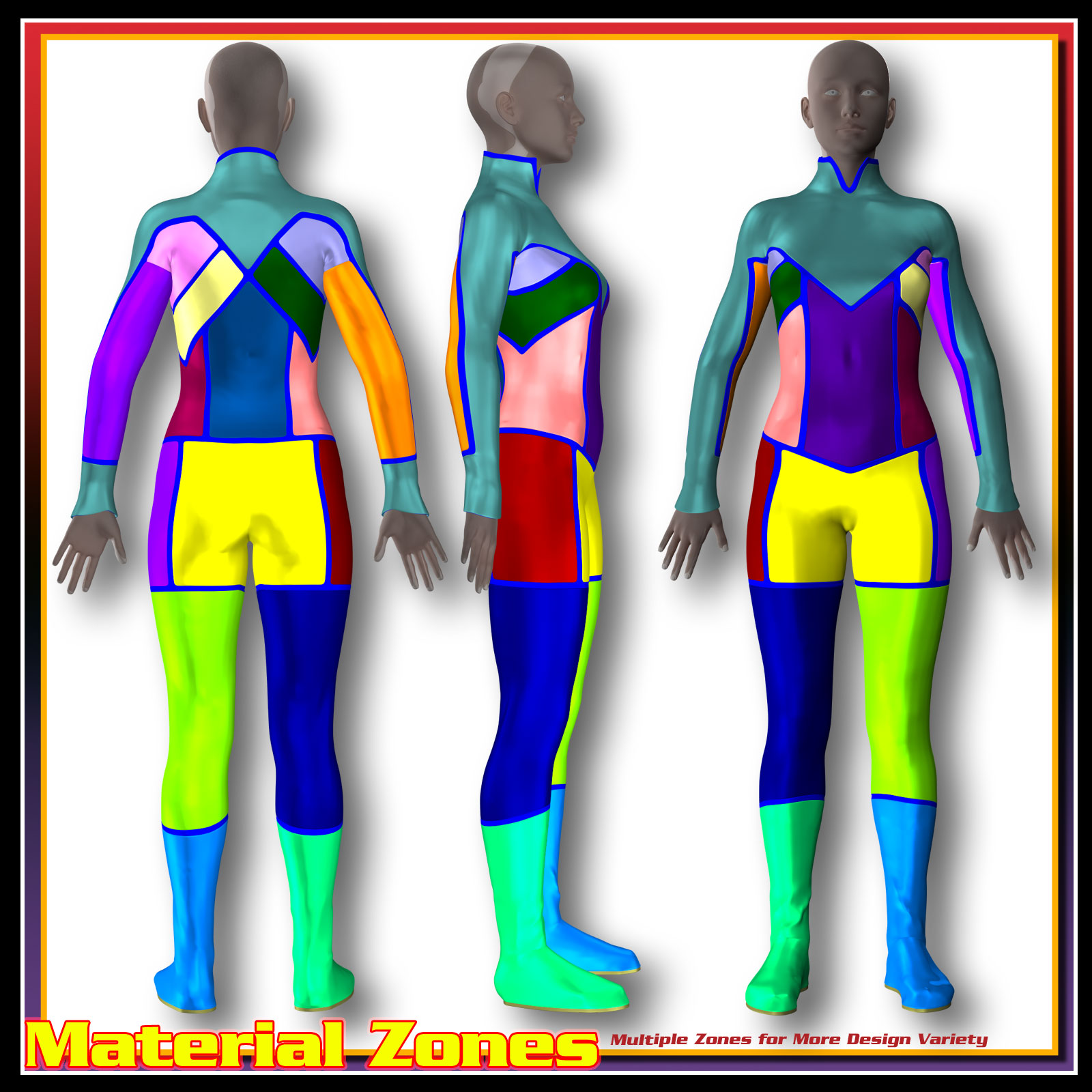 Bodysuit 005 MMKBG3F | Daz 3D