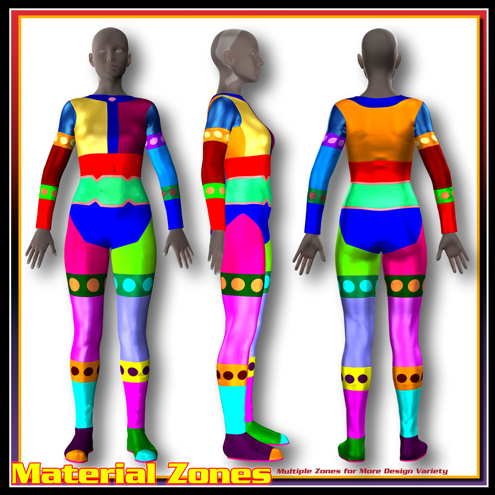 Bodysuit 007 MMKBG3F | Daz 3D