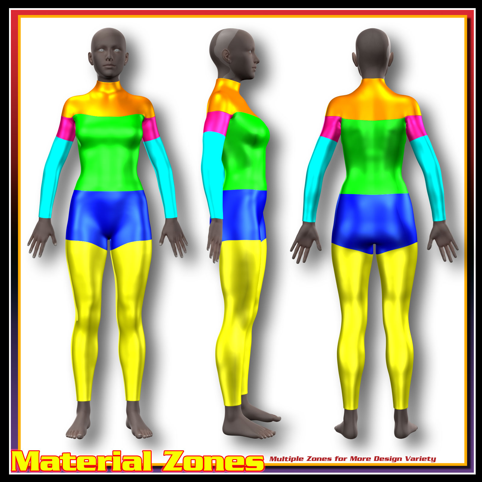 Bodysuit 010 MMKBG3F | Daz 3D