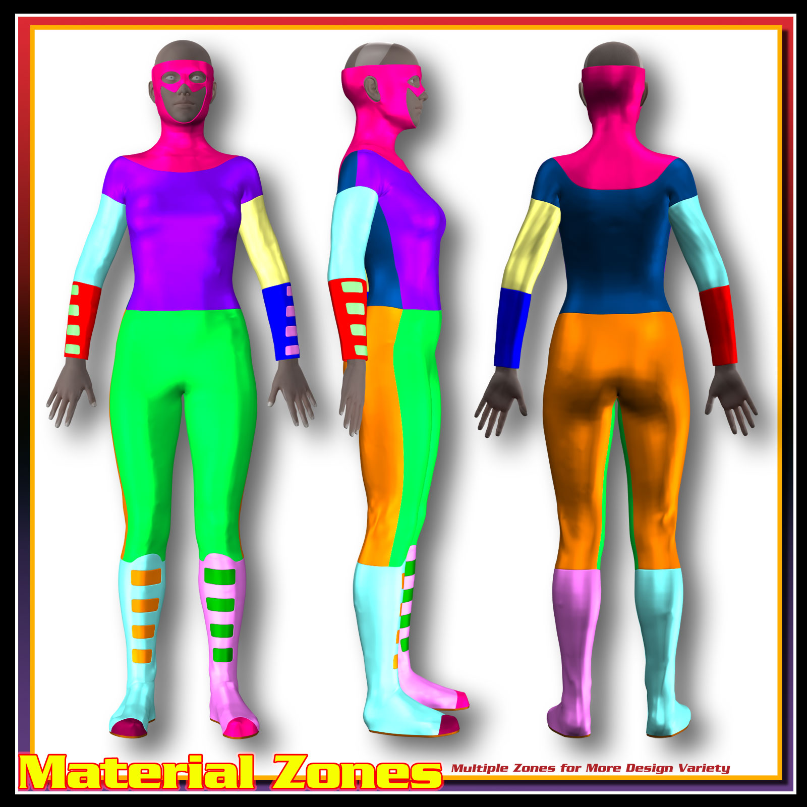 Bodysuit 011 MMKBG3F | Daz 3D