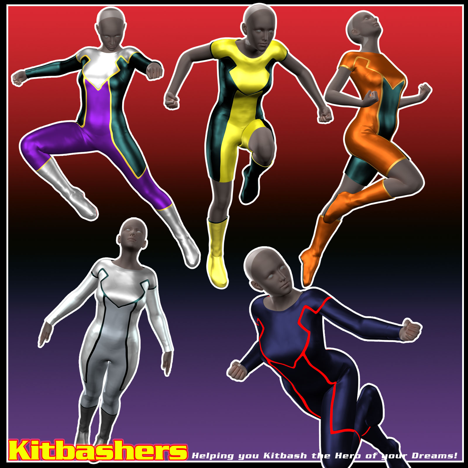 Bodysuit 012 MMKBG3F | Daz 3D