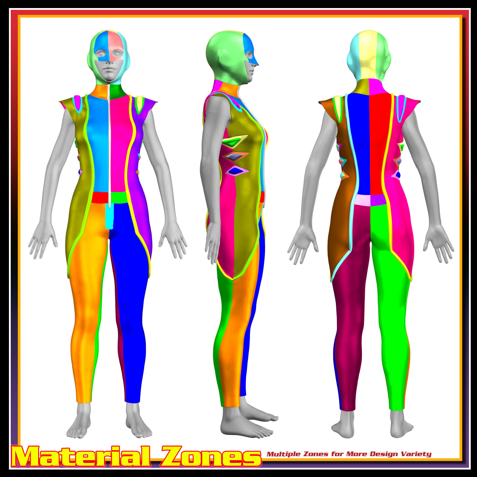 Bodysuit 014 MMKBG3F | Daz 3D