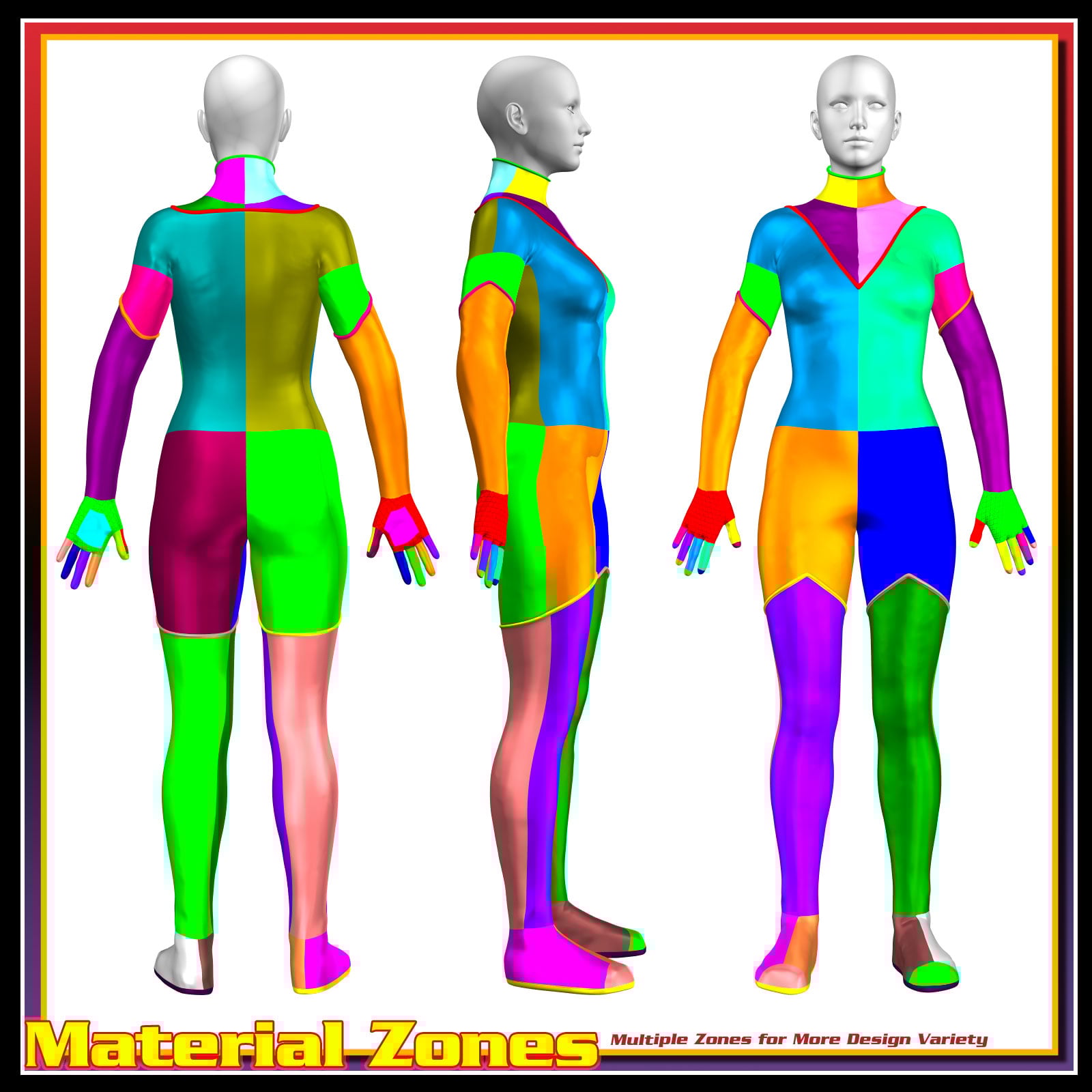 Bodysuit 034 MMKBG3F | Daz 3D