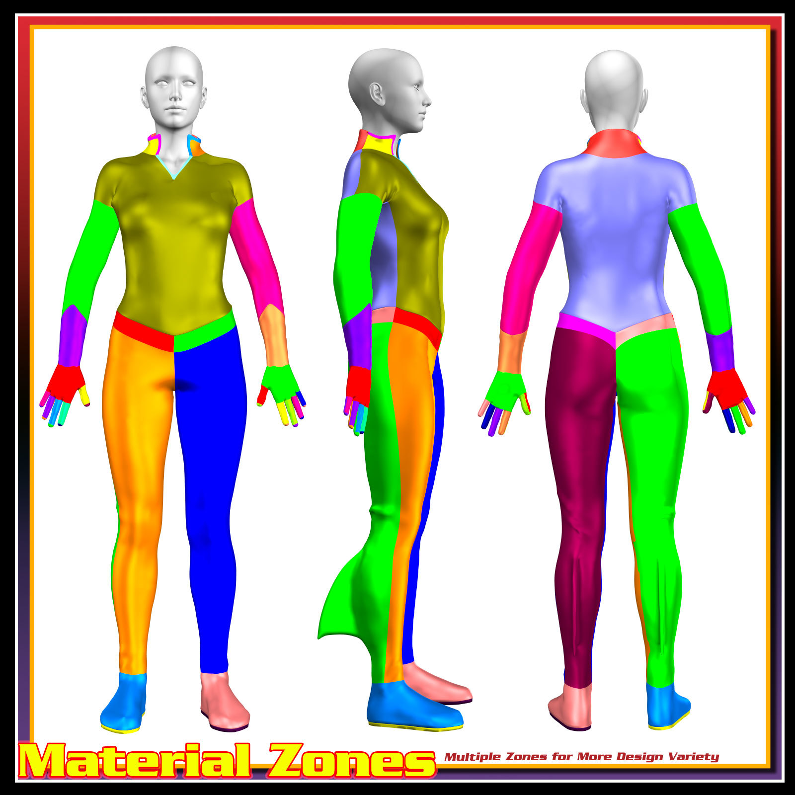 Bodysuit 044 MMKBG3F | Daz 3D