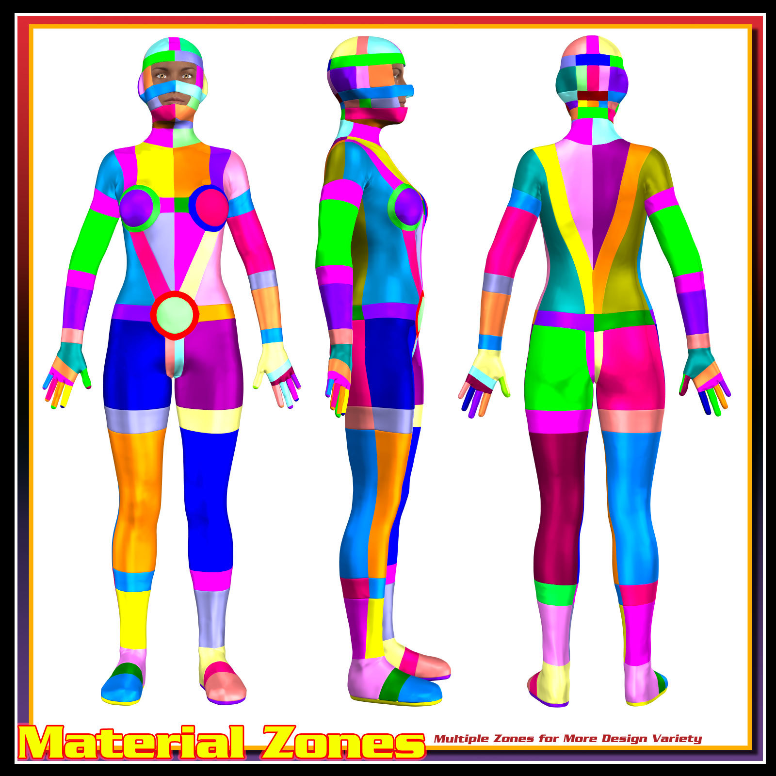 Bodysuit 048 MMKBG3F | Daz 3D