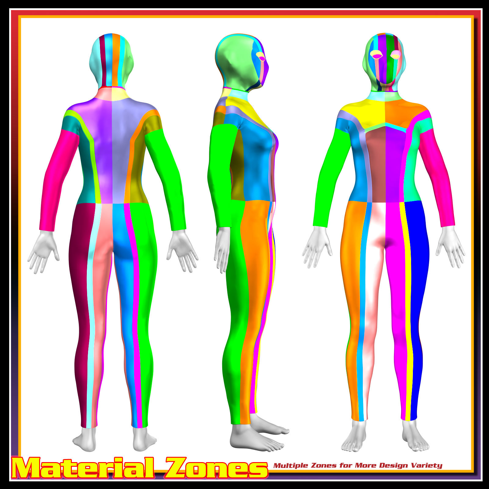 Bodysuit 049 MMKBG3F | Daz 3D