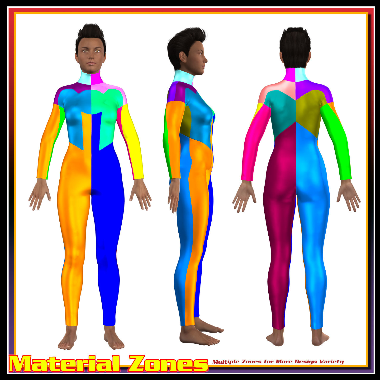 Bodysuit 057 MMKBG3F | Daz 3D