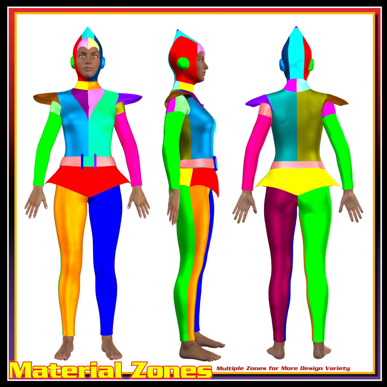 Bodysuit 058 MMKBG3F | Daz 3D