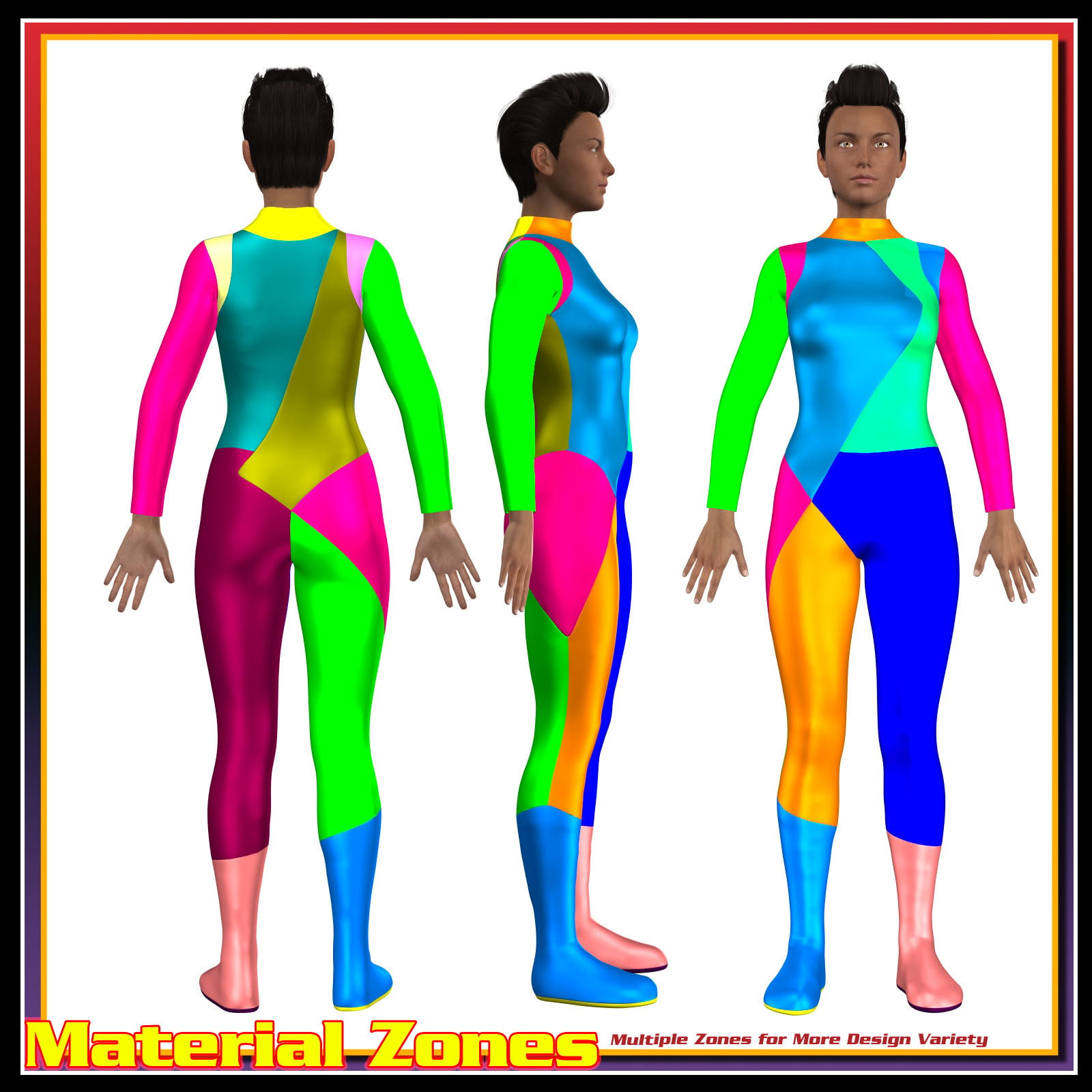 Bodysuit 062 MMKBG3F | Daz 3D