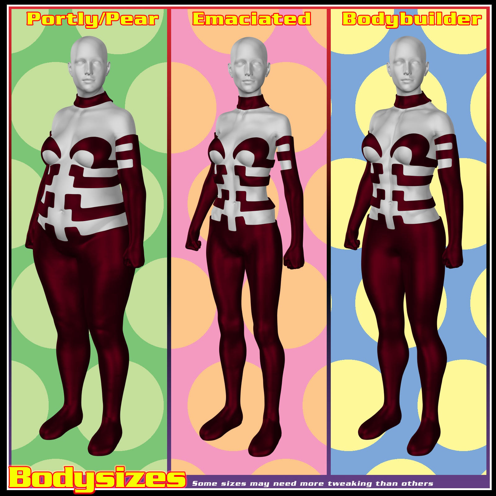 Bodysuit 064 MMKBG3F | Daz 3D