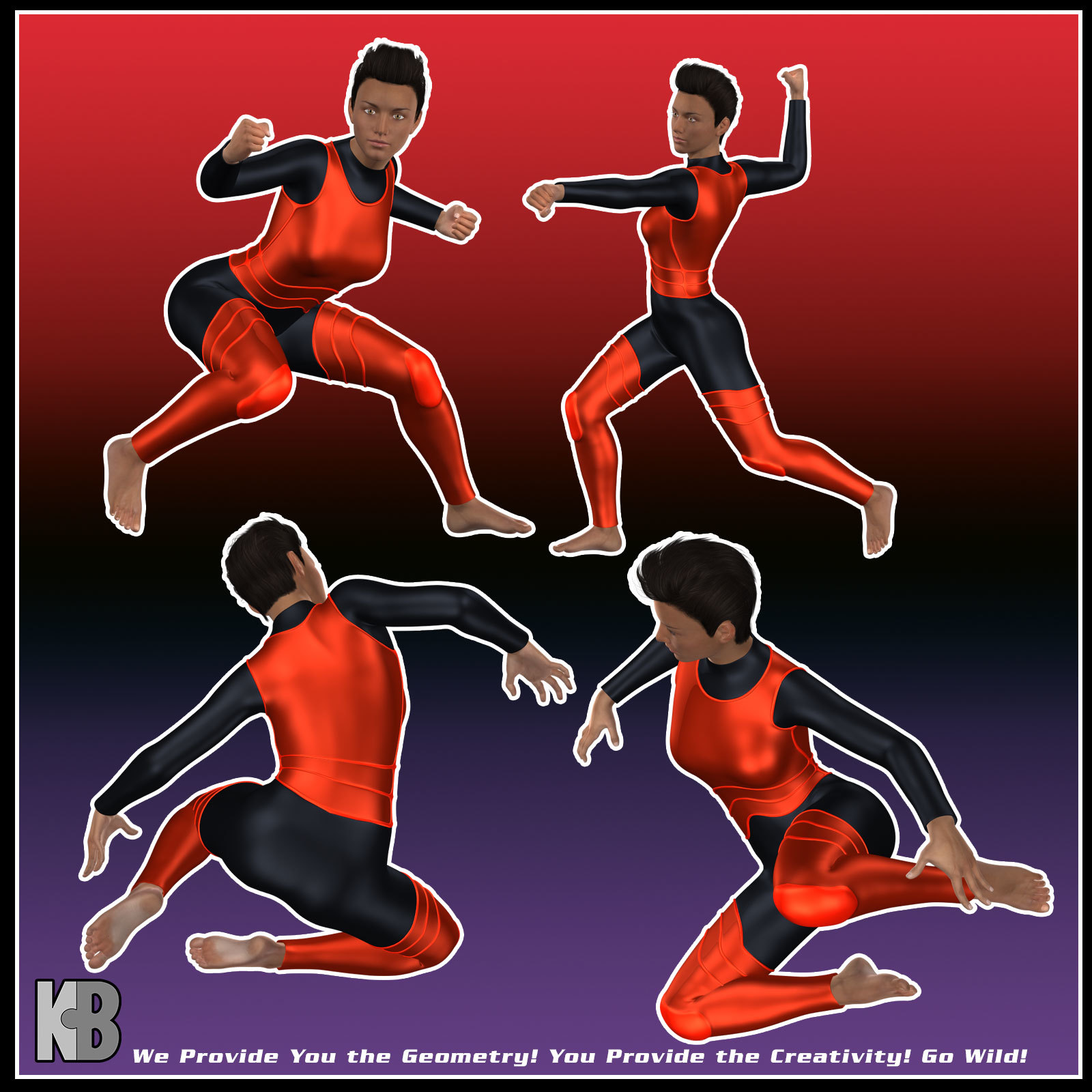 Bodysuit 077 MMKBG3F | Daz 3D