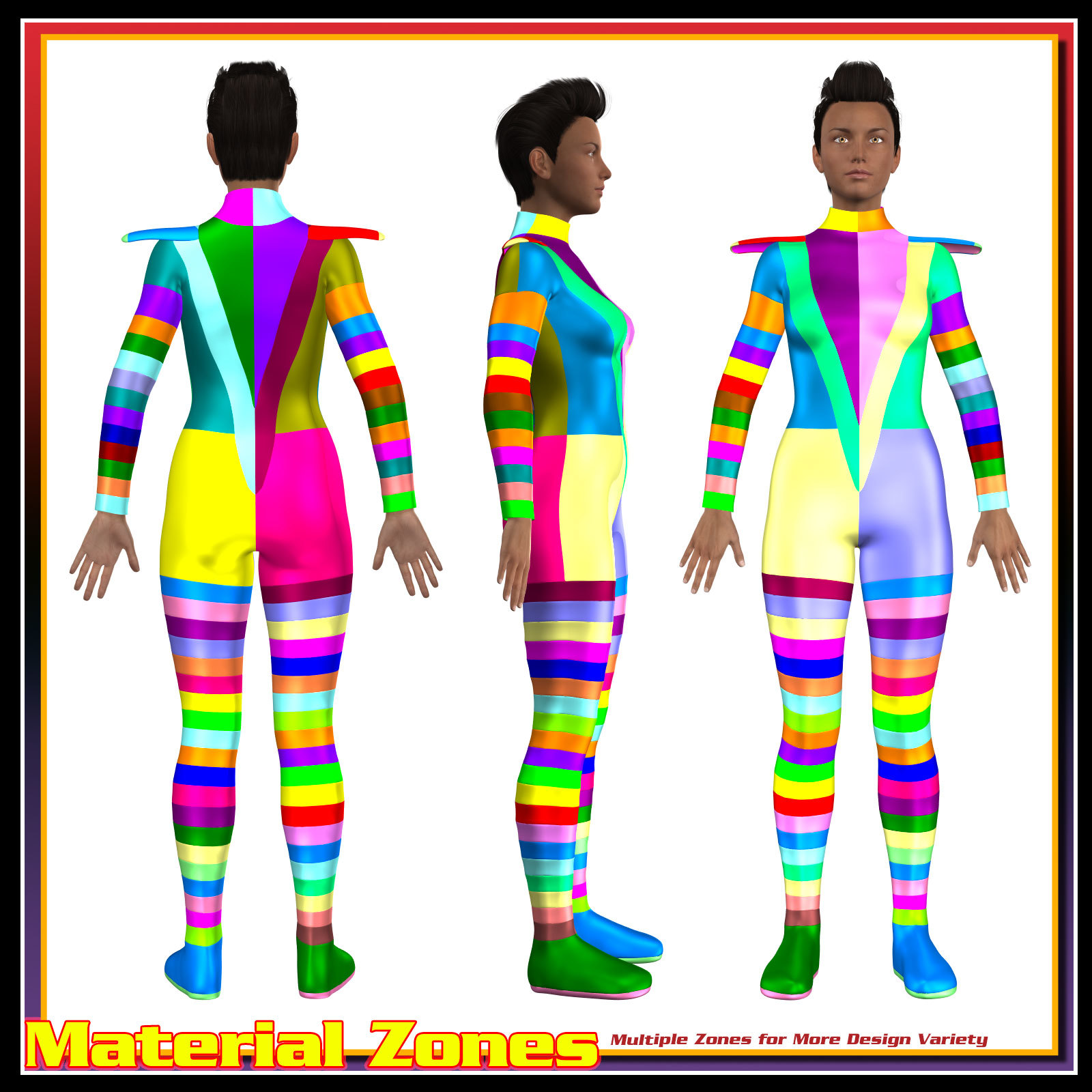 Bodysuit 078 MMKBG3F | Daz 3D