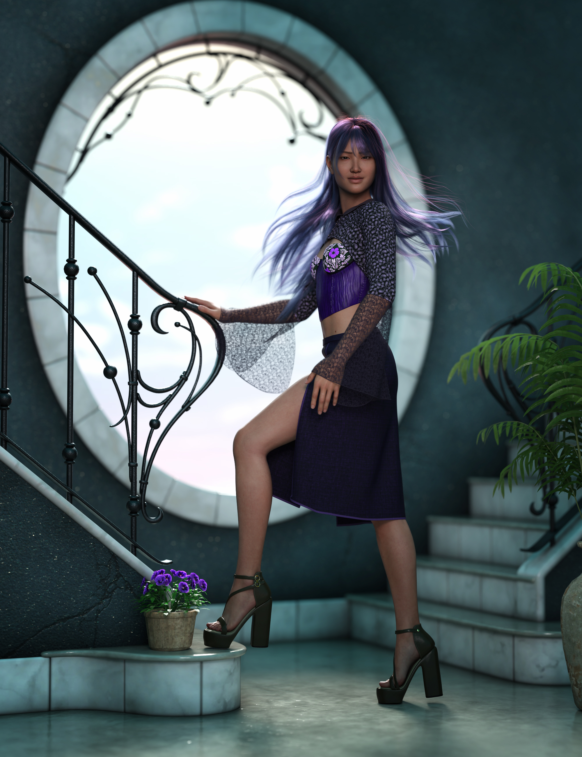 dForce Octavia Outfit for Genesis 9 | Daz 3D