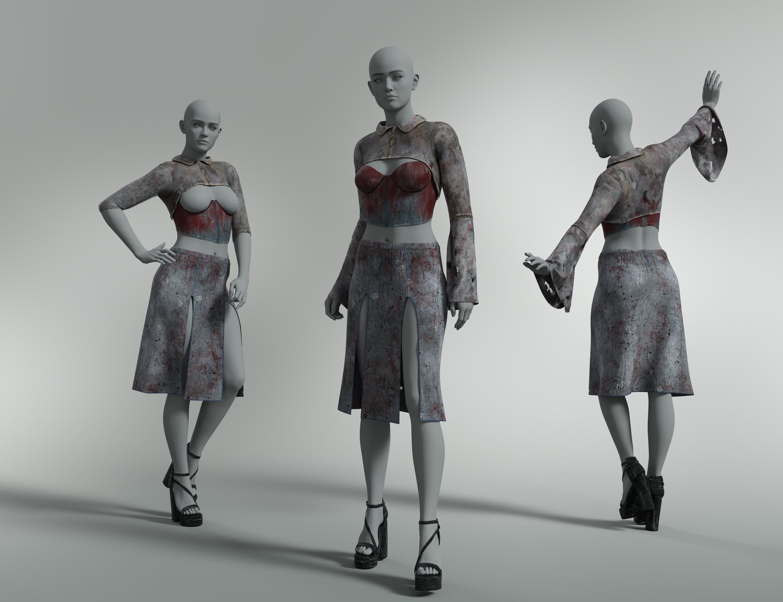 dForce Octavia Outfit for Genesis 9 | Daz 3D