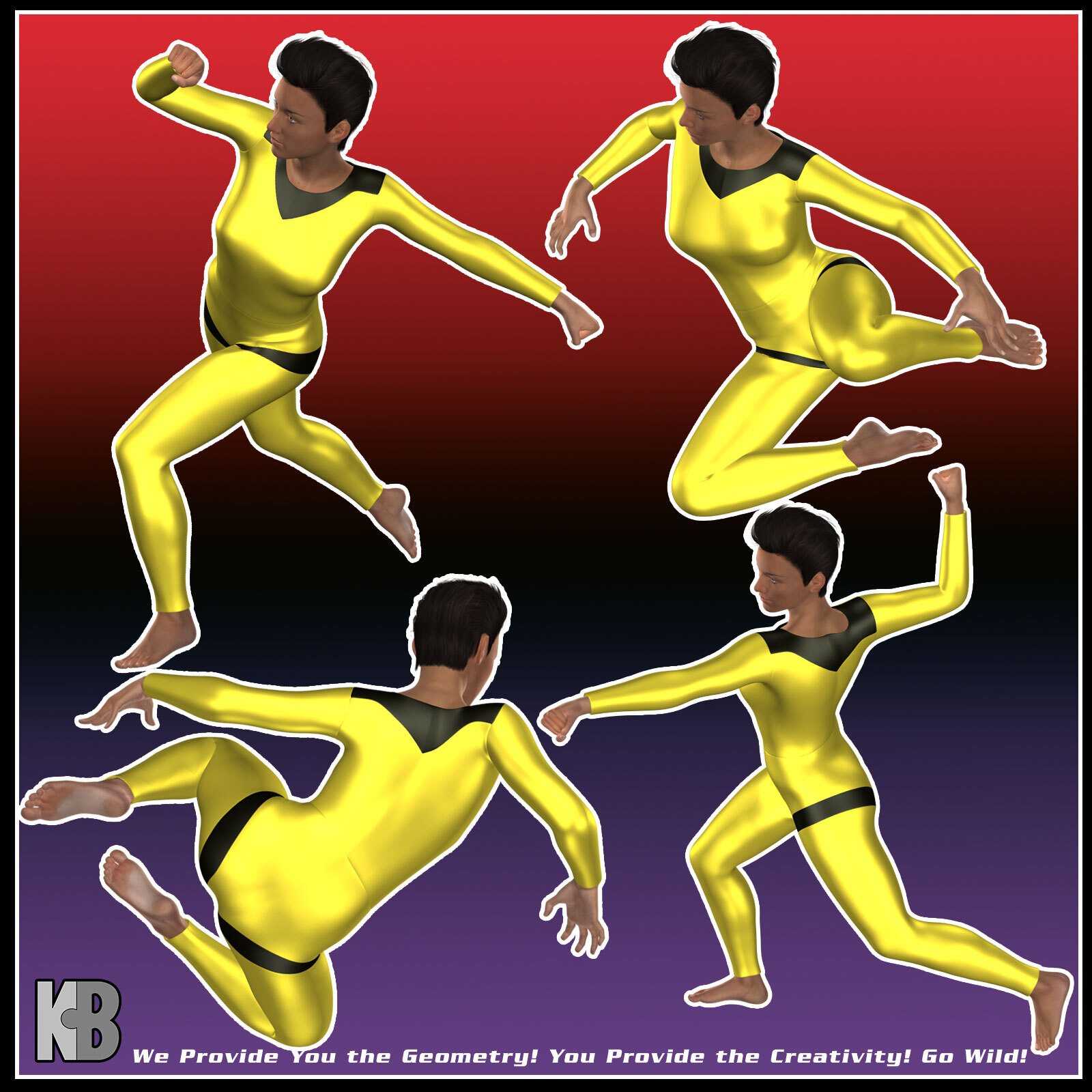 Bodysuit 084 MMKBG3F | Daz 3D