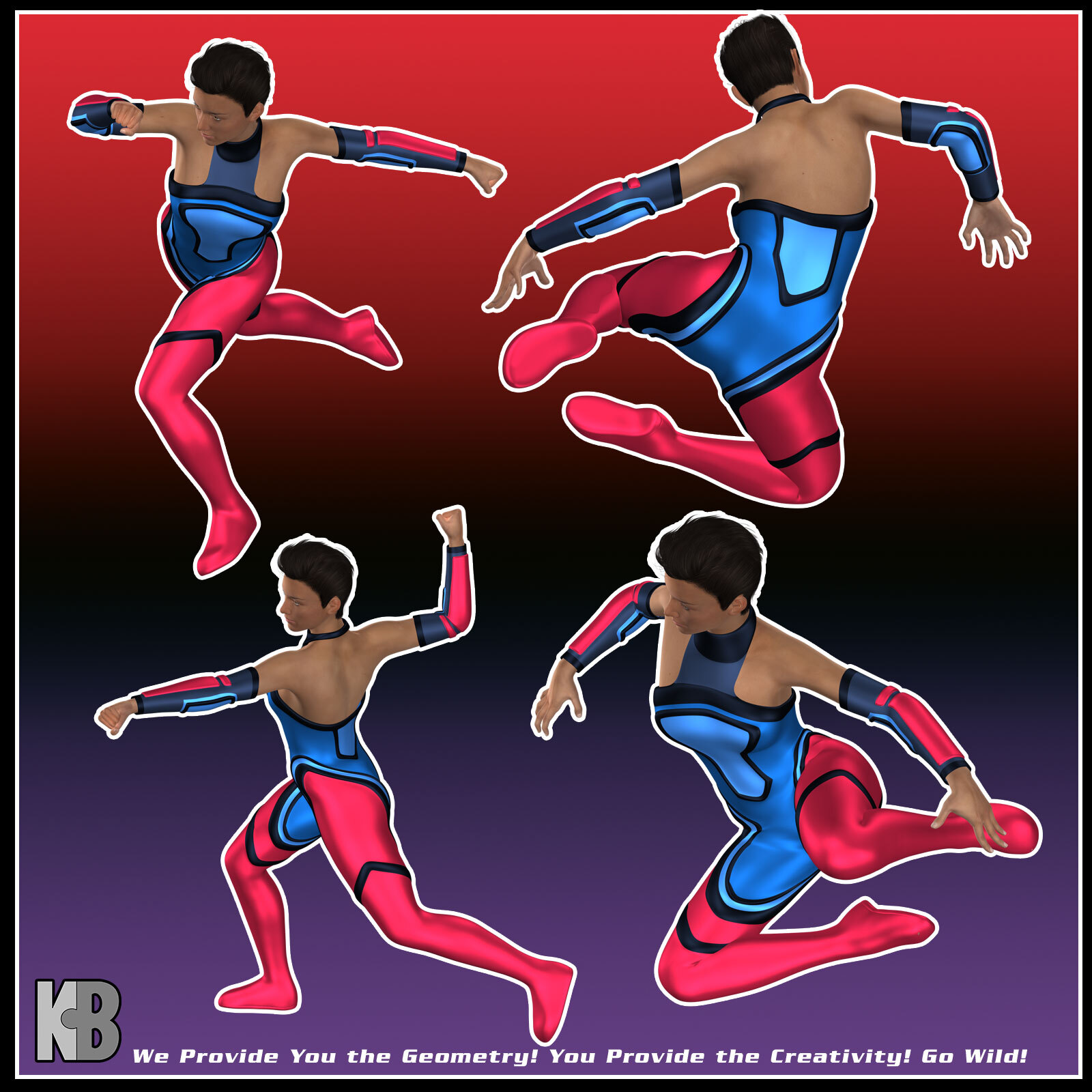 Bodysuit 085 MMKBG3F | Daz 3D