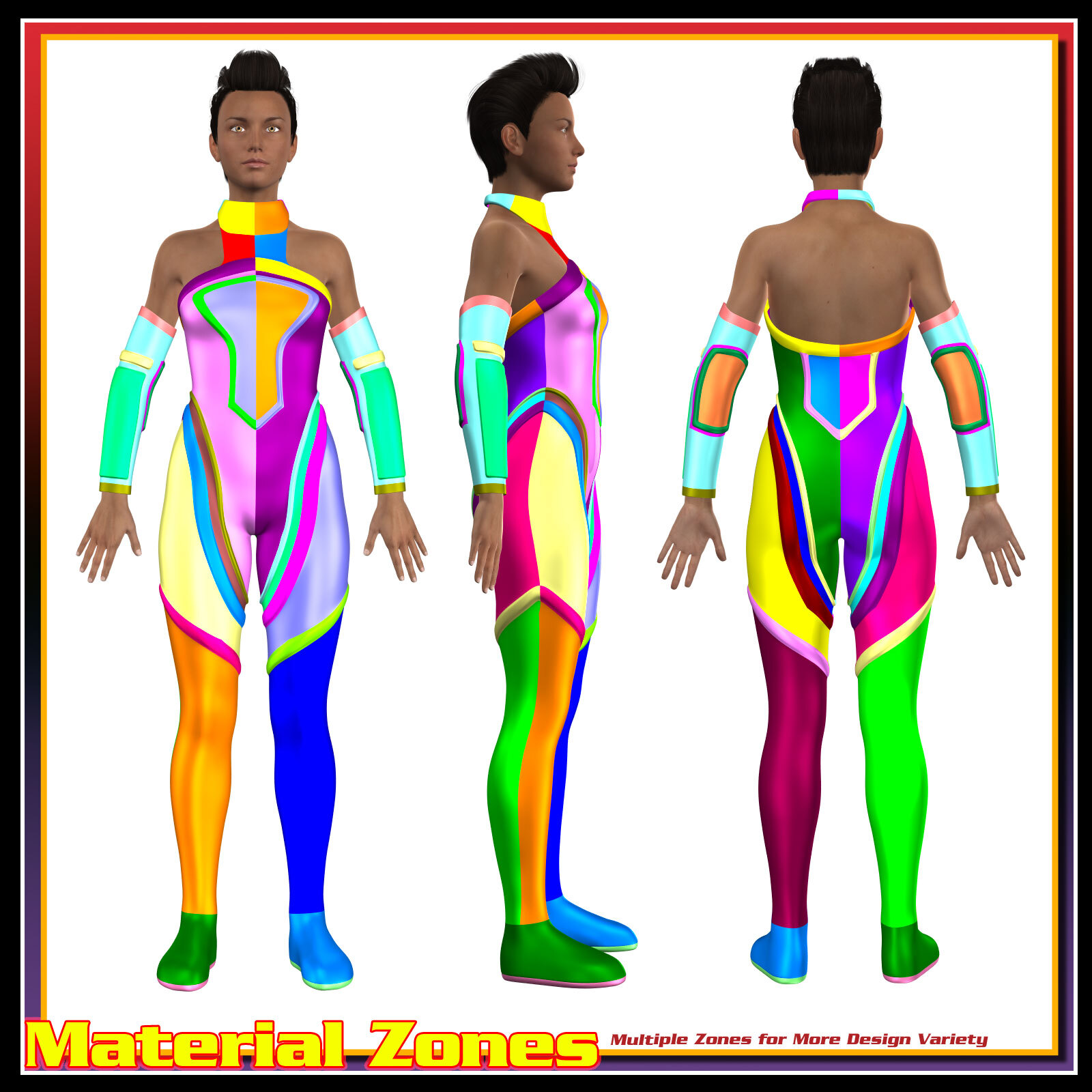 Bodysuit 085 MMKBG3F | Daz 3D