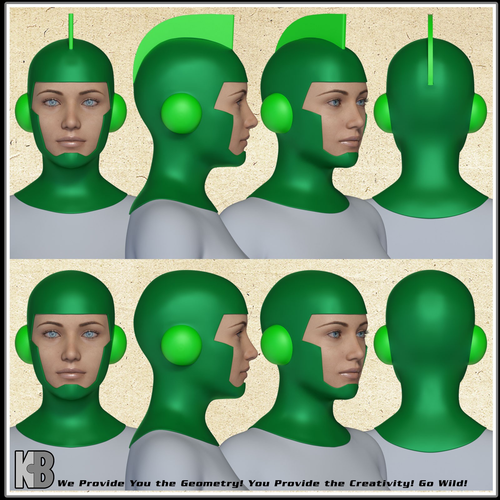 RiffMasks 003 MMKBG8 | Daz 3D