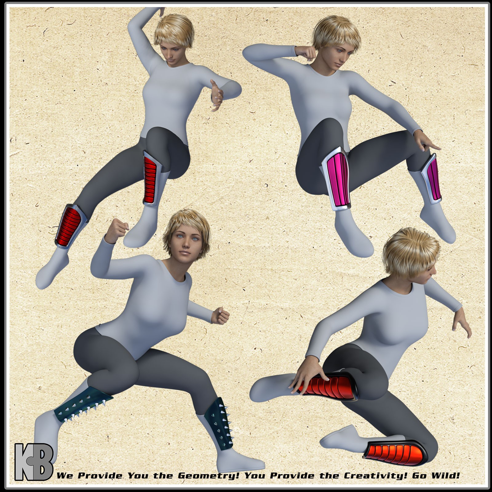 Protective Gear 020 MMKB | Daz 3D