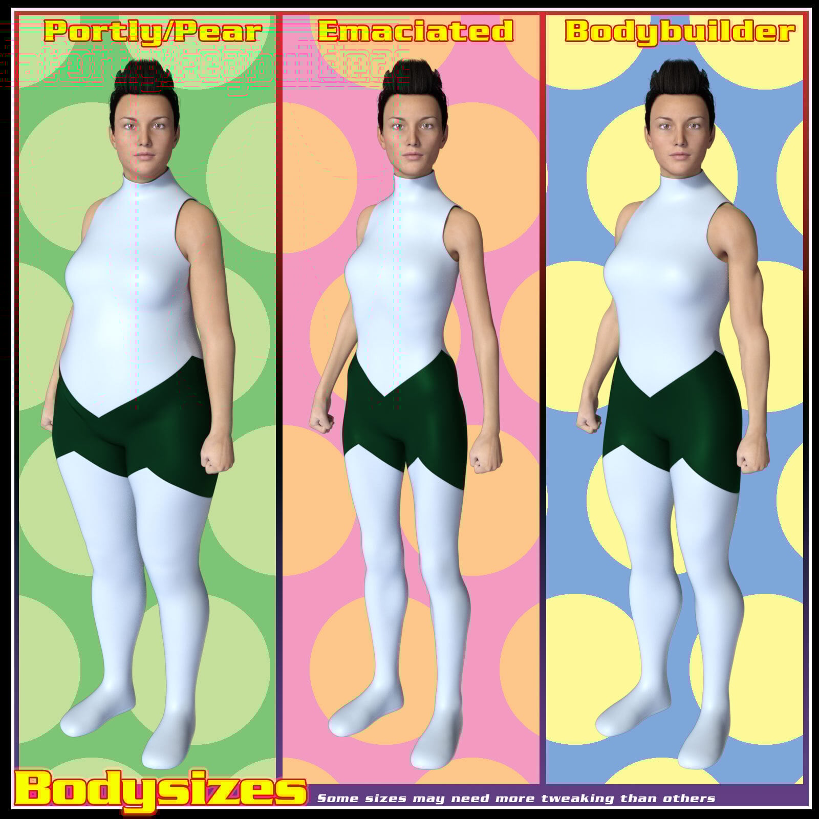 Bodysuit 094 MMKBG3F | Daz 3D