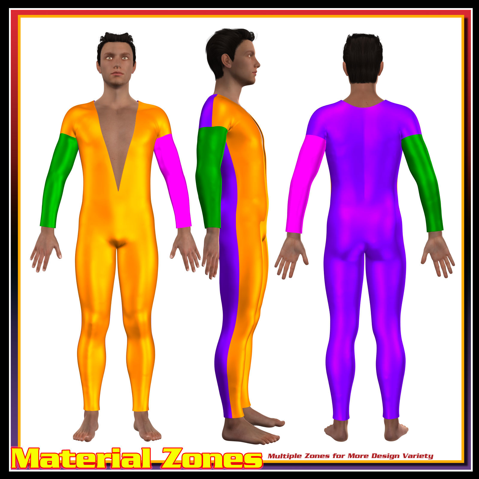 Bodysuit 000B MMKBG3M | Daz 3D