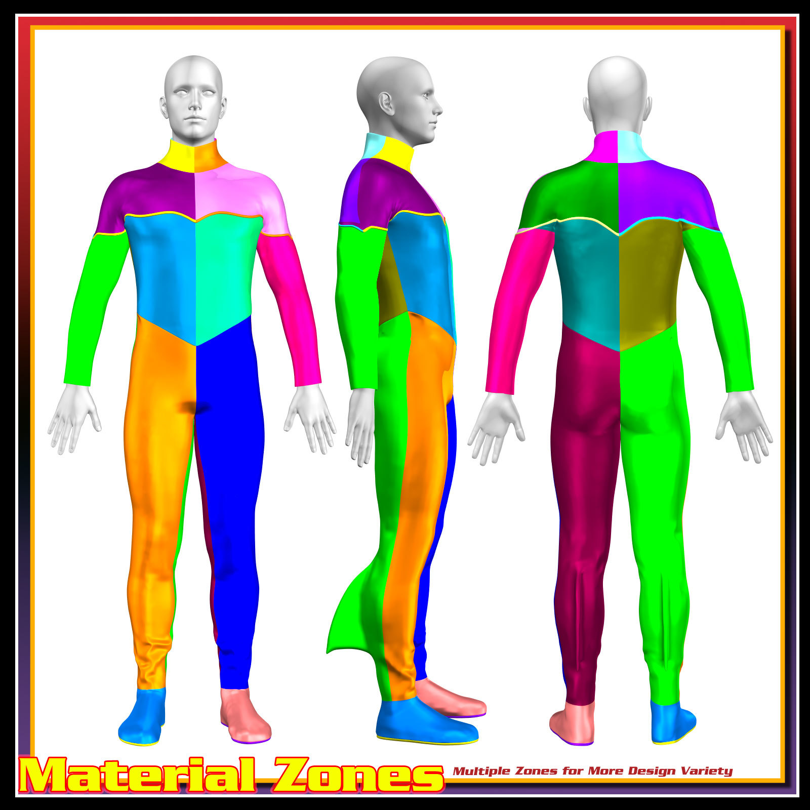 Bodysuit 046 MMKBG3M | Daz 3D