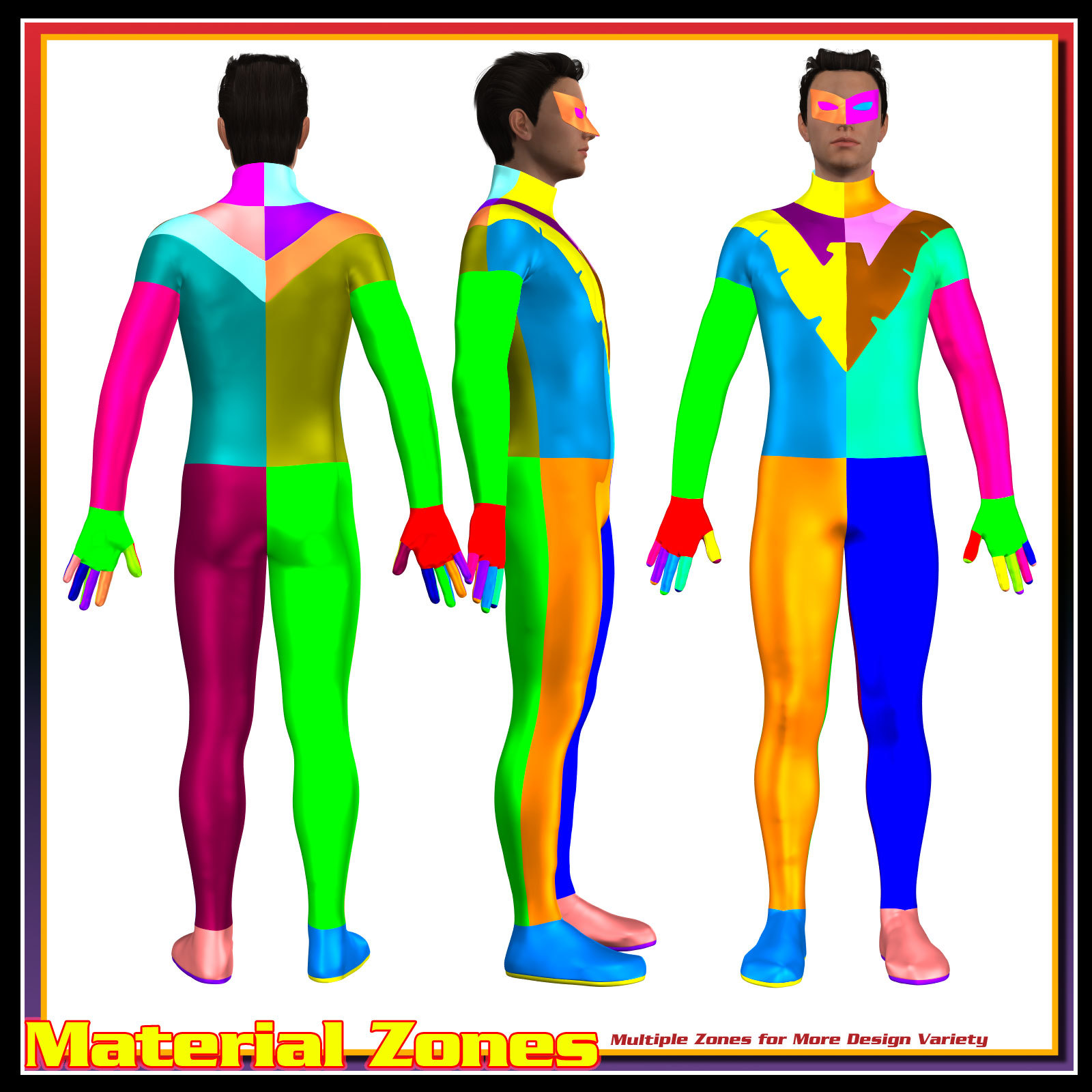 Bodysuit 069 MMKBG3M | Daz 3D