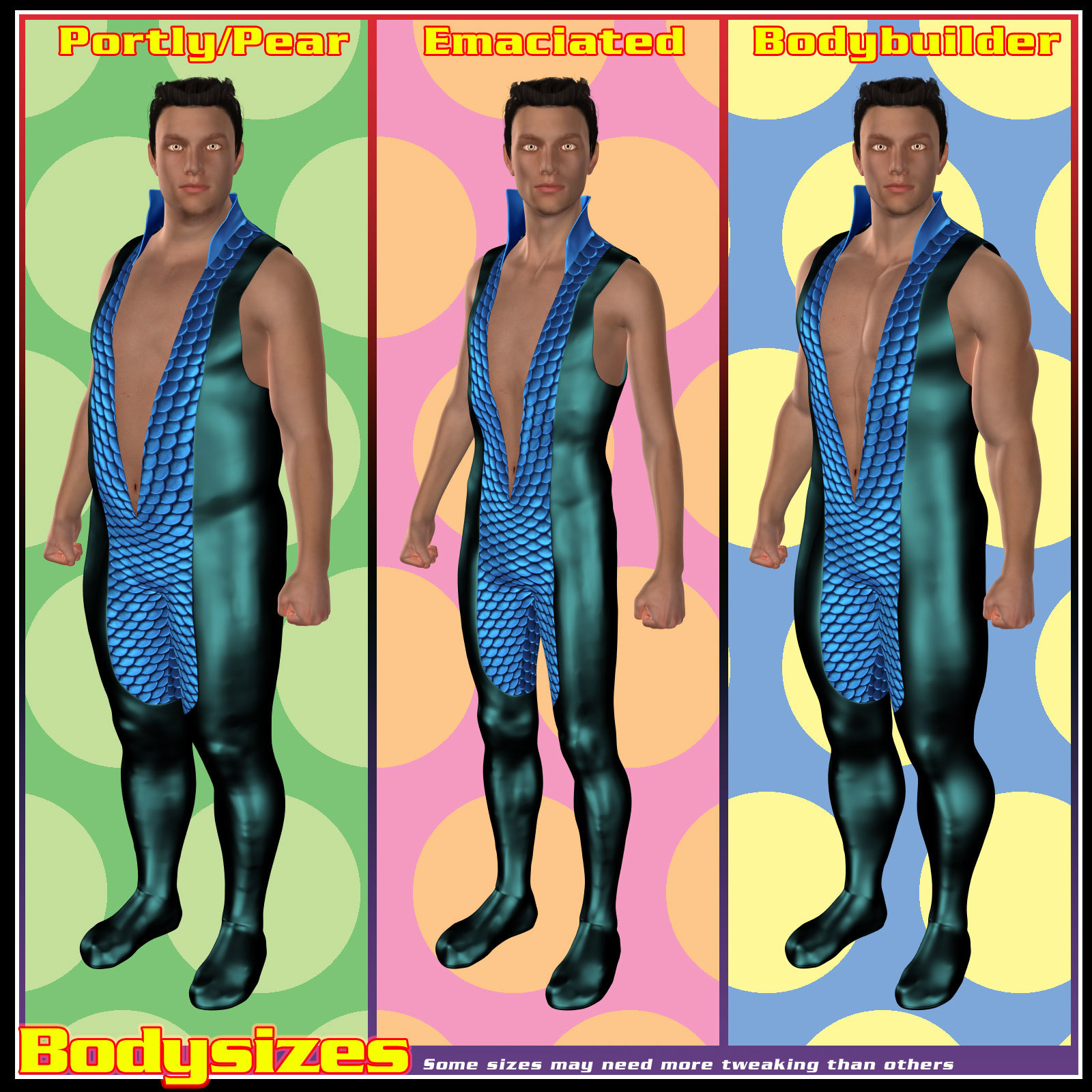 Bodysuit 073 MMKBG3M | Daz 3D
