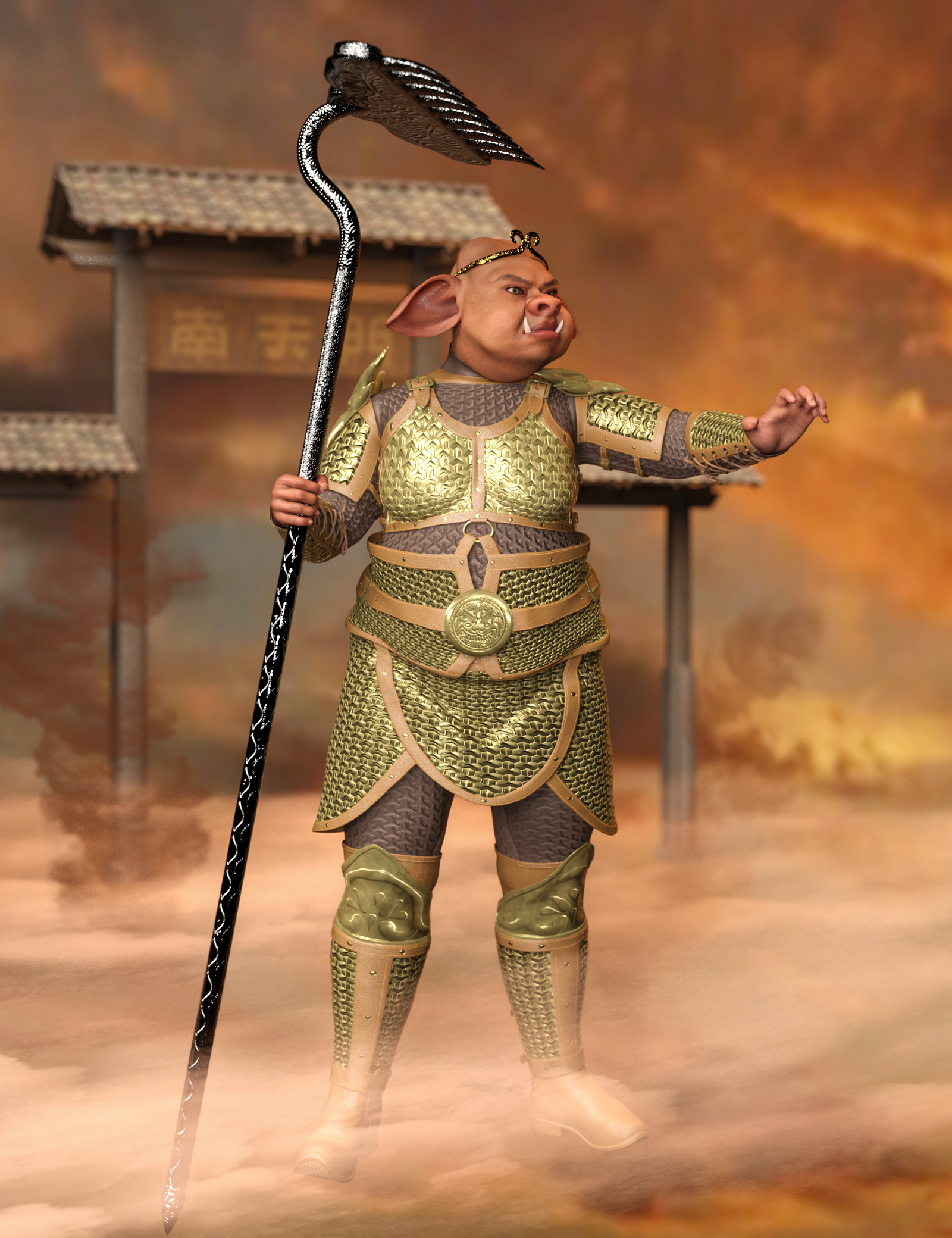 MK Pigsy for Genesis 9 | Daz 3D