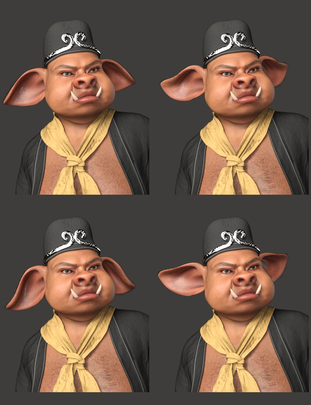 MK Pigsy for Genesis 9 | Daz 3D