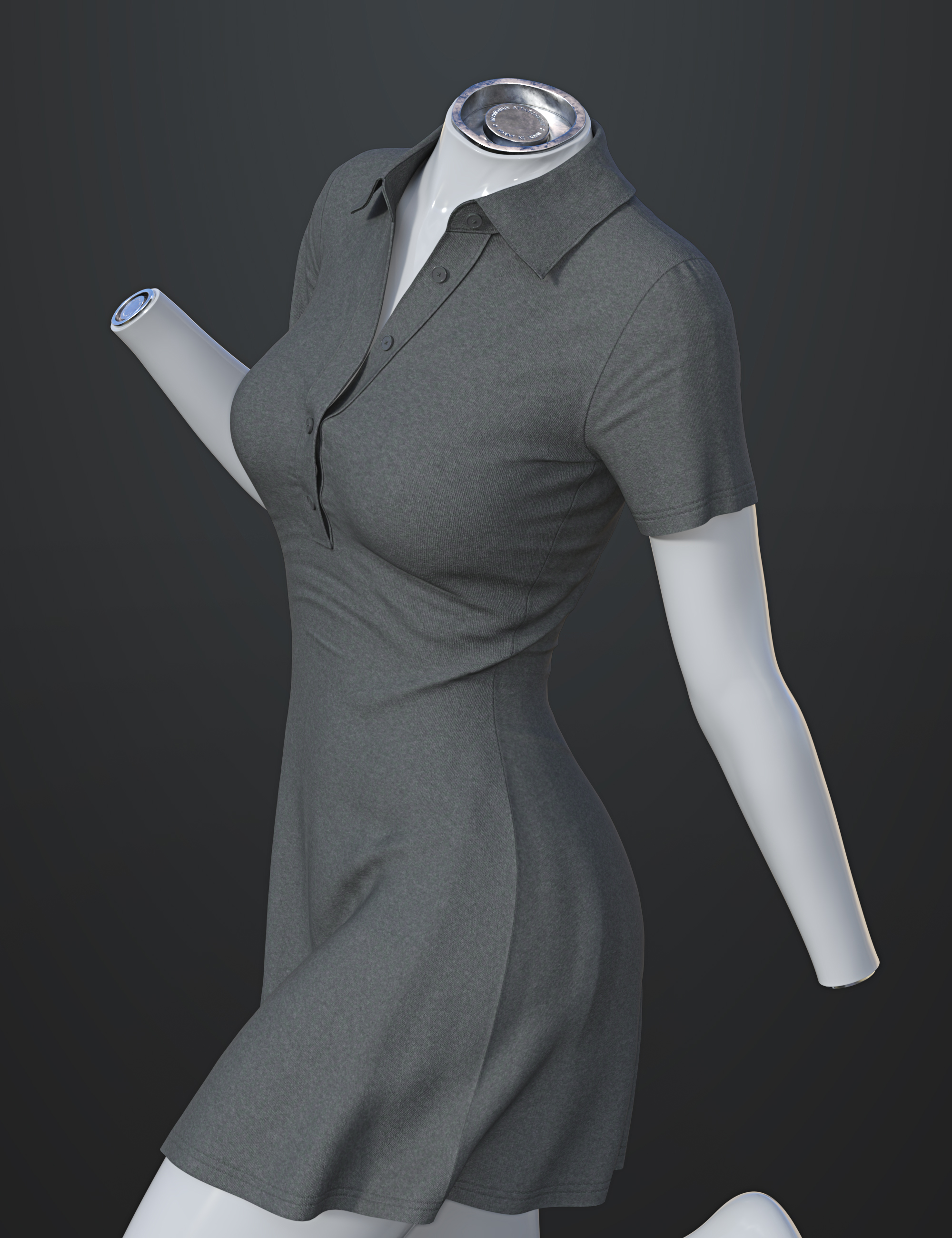 dForce SU One Piece Dress for Genesis 9, 8.1, and 8 Female | Daz 3D
