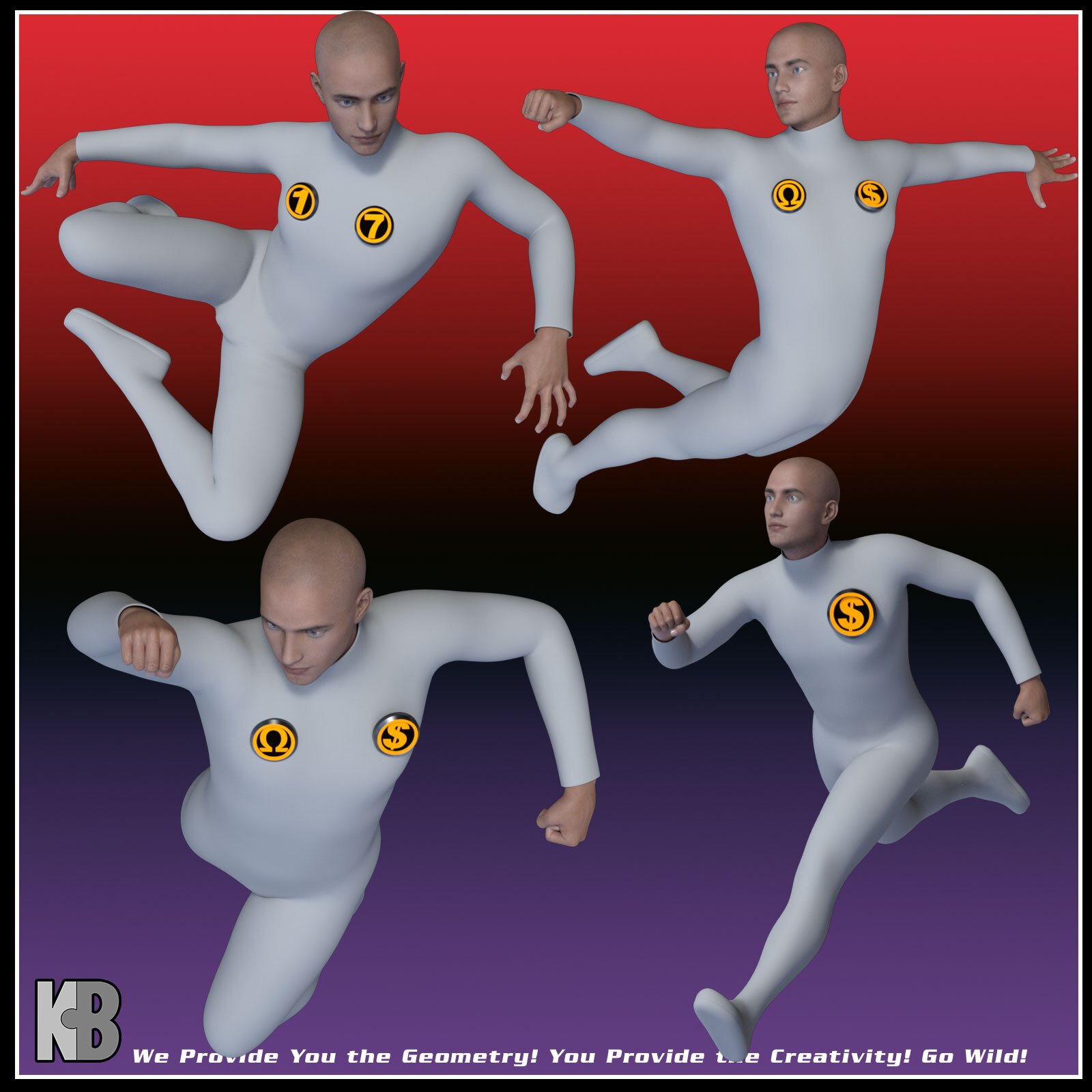 Insignias 002 MMKB | Daz 3D