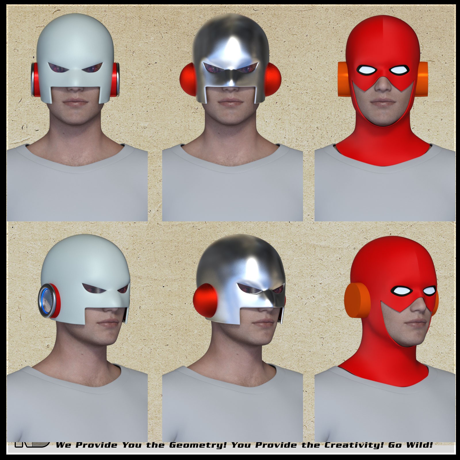 Headgear 018 MMKB | Daz 3D