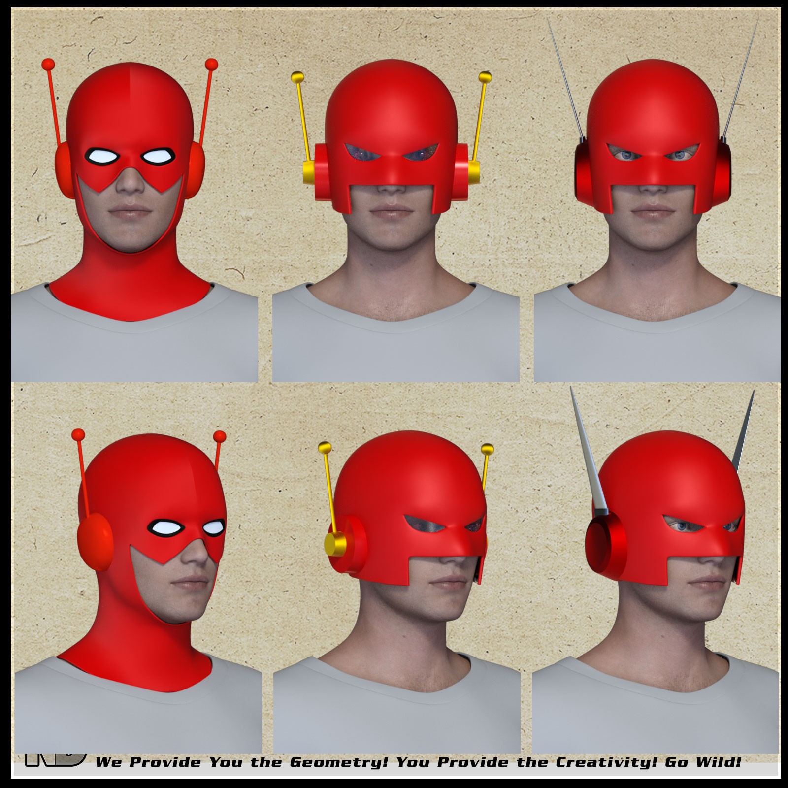 Headgear 018 MMKB | Daz 3D