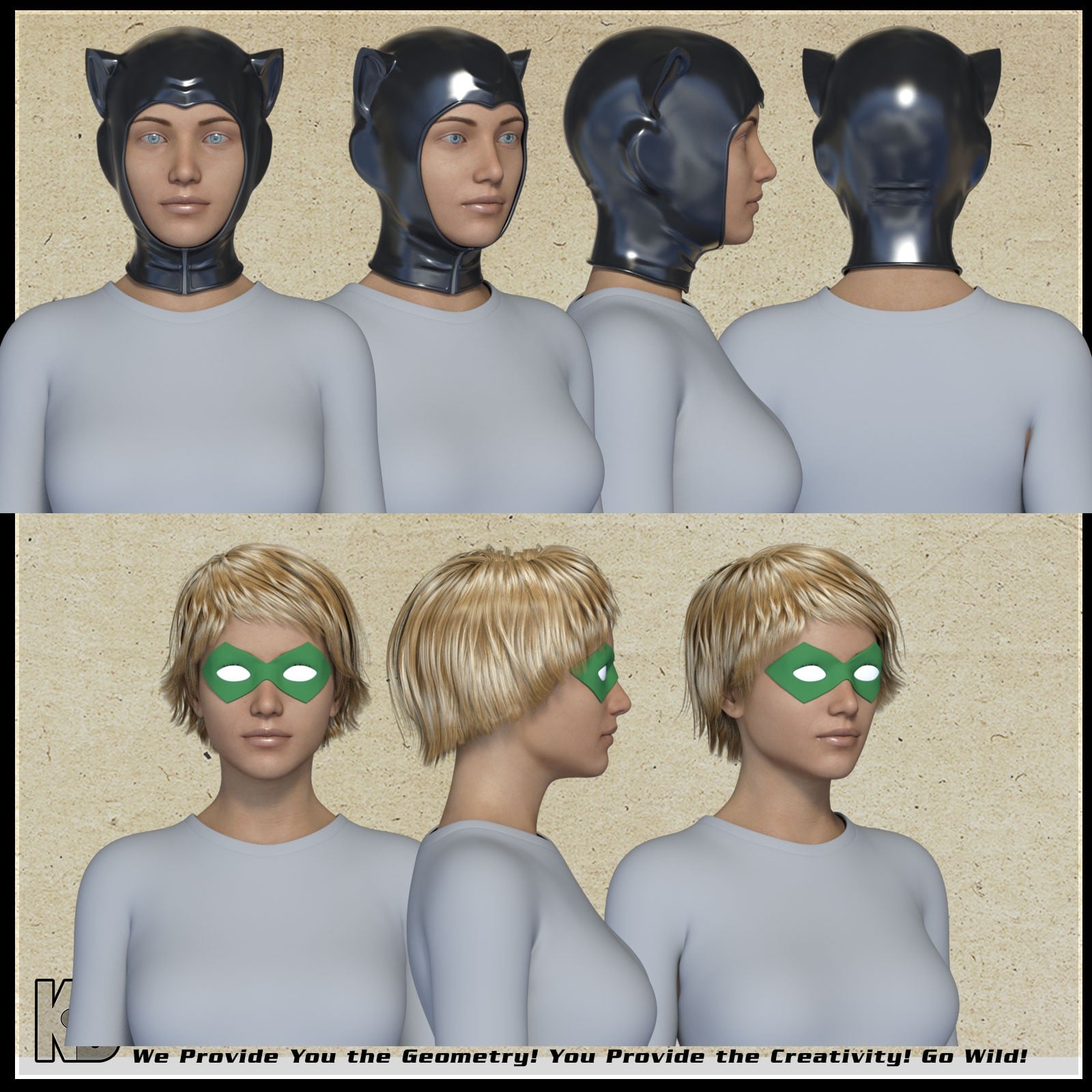 Headgear 017 MMKBG8 | Daz 3D