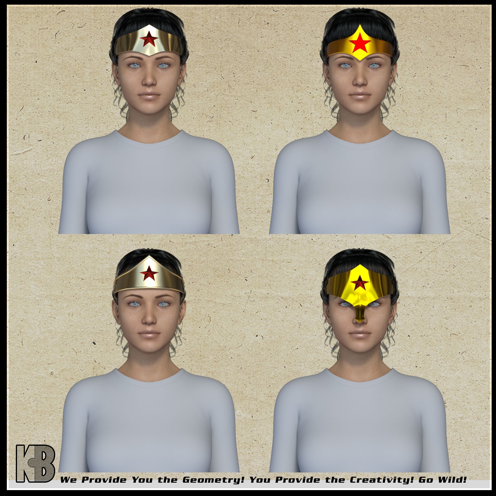 Headgear 016 MMKB | Daz 3D