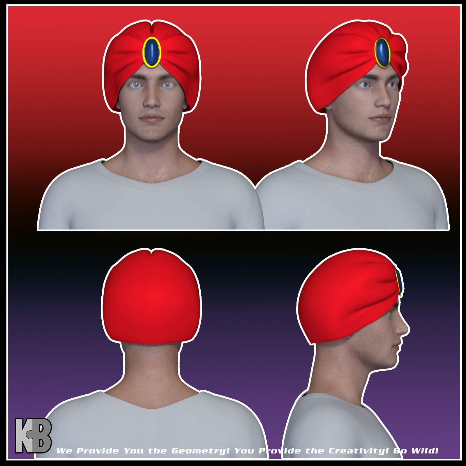 Headgear 014 MMKBG | Daz 3D