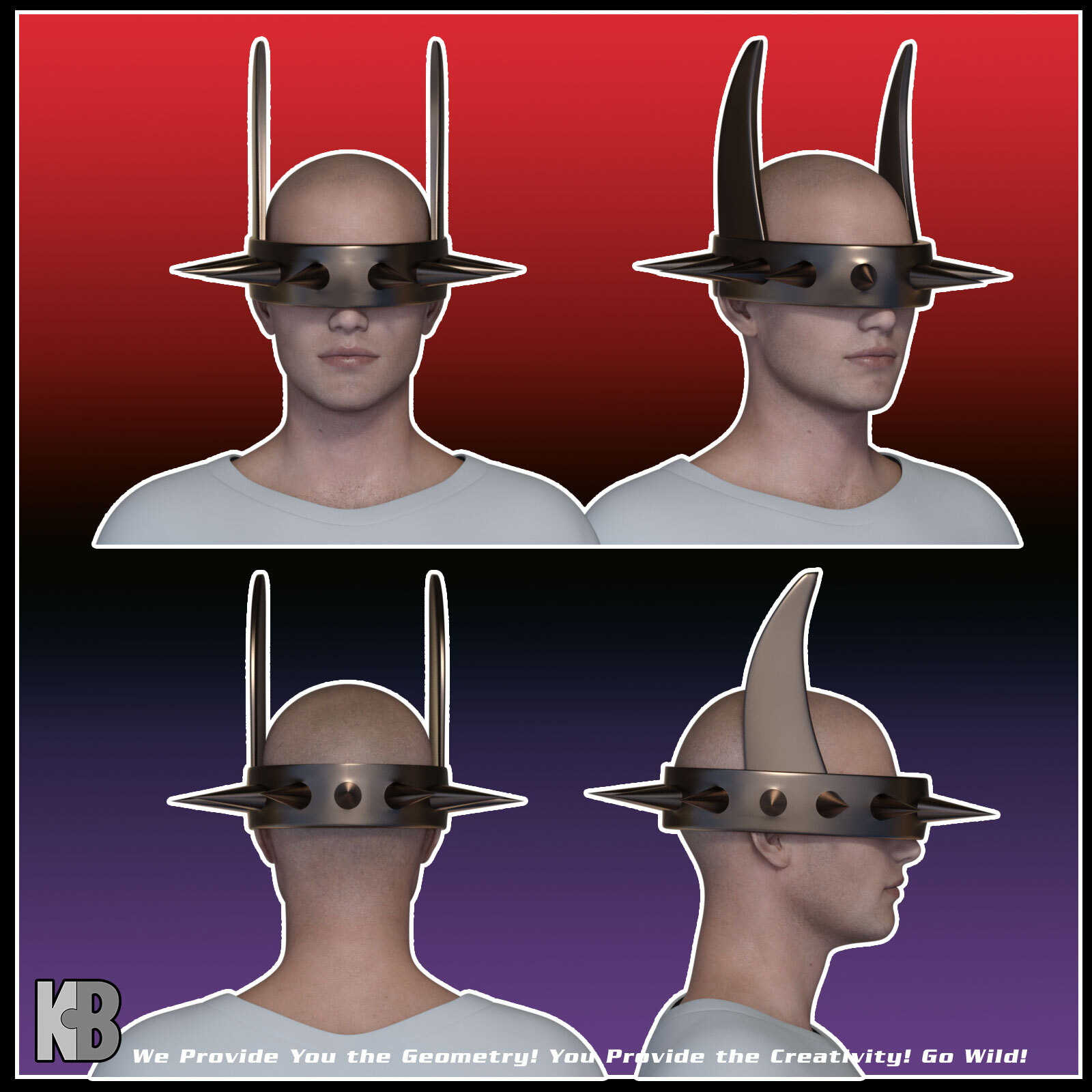 Headgear 014 MMKBG | Daz 3D