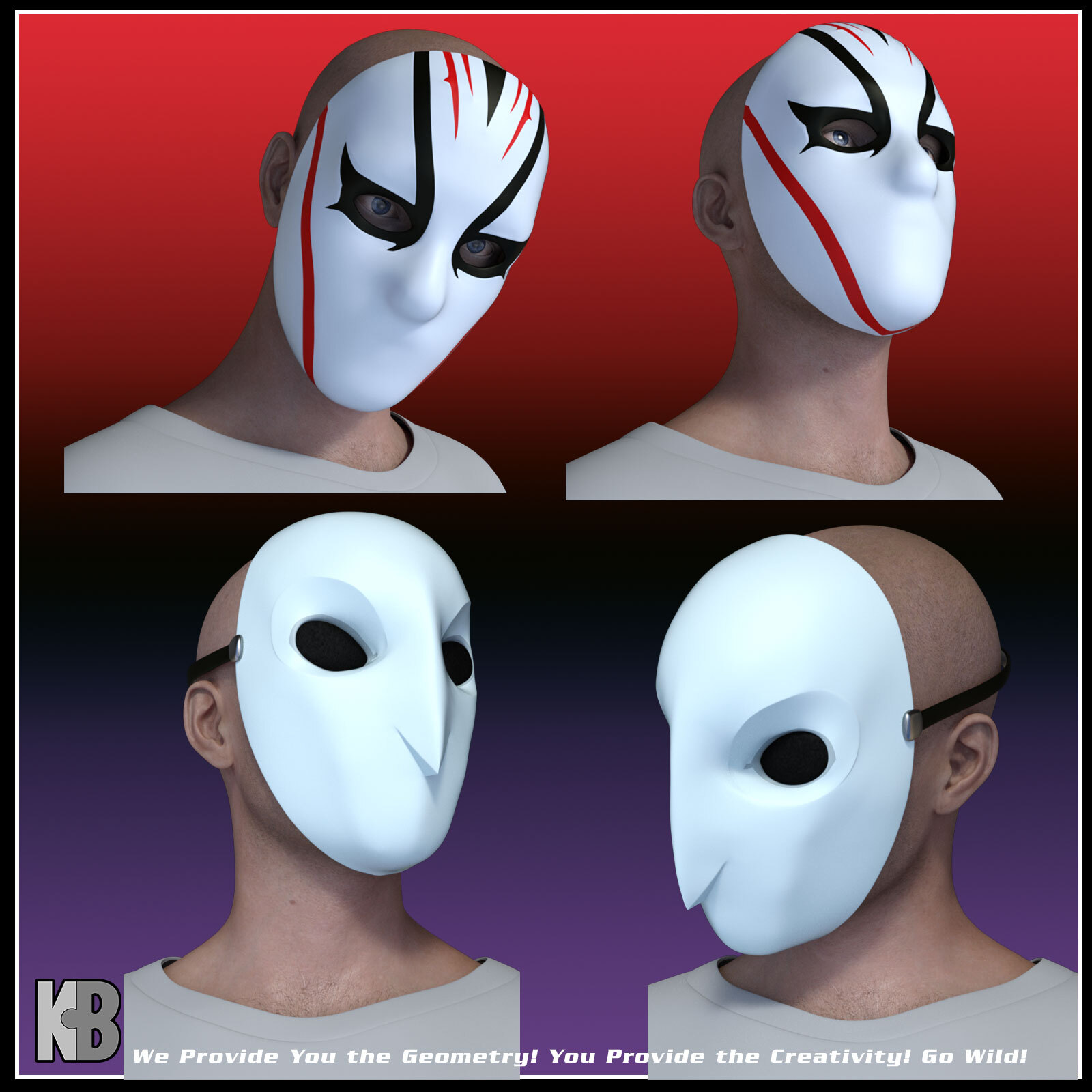 Headgear 006 MMKB | Daz 3D