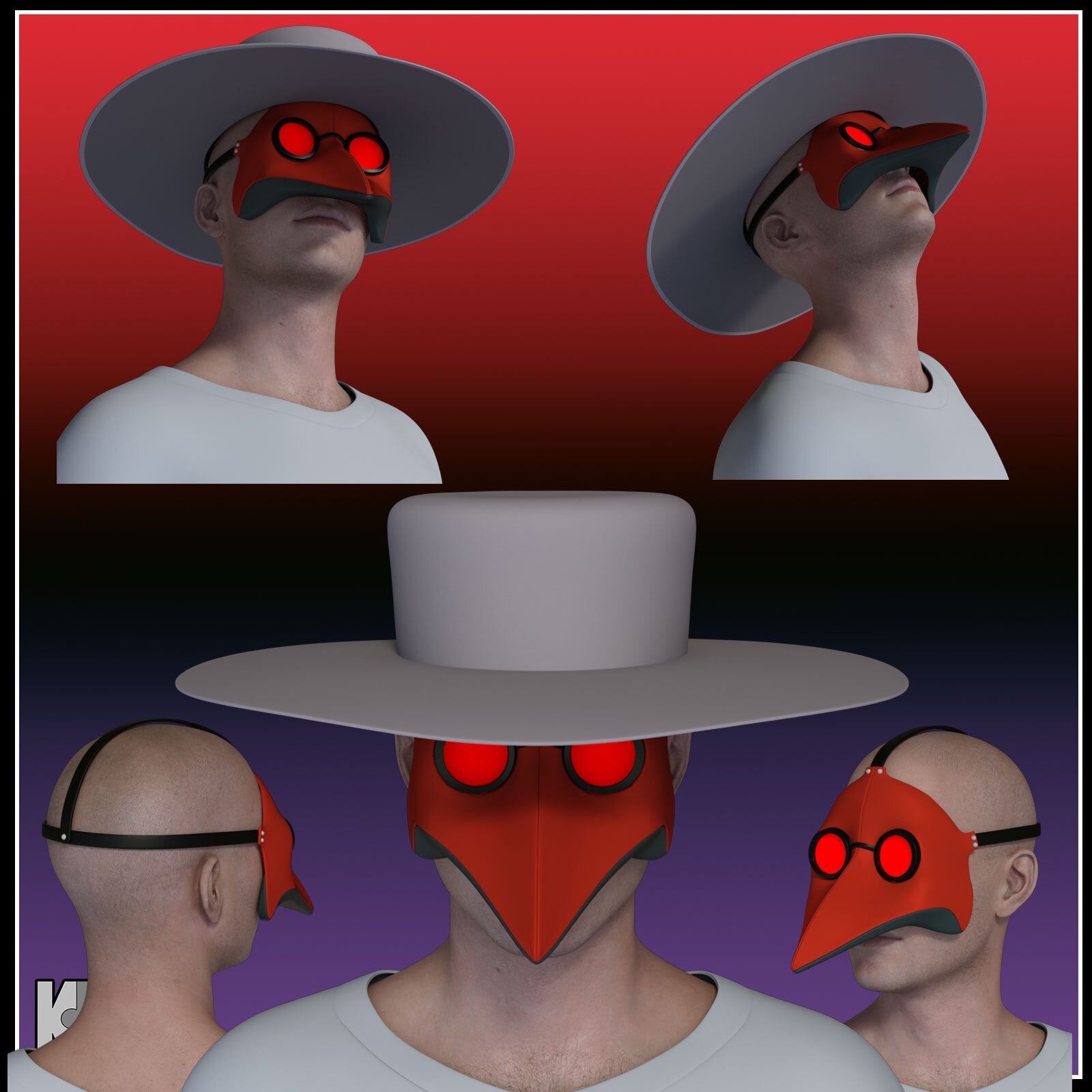 Headgear 006 MMKB | Daz 3D