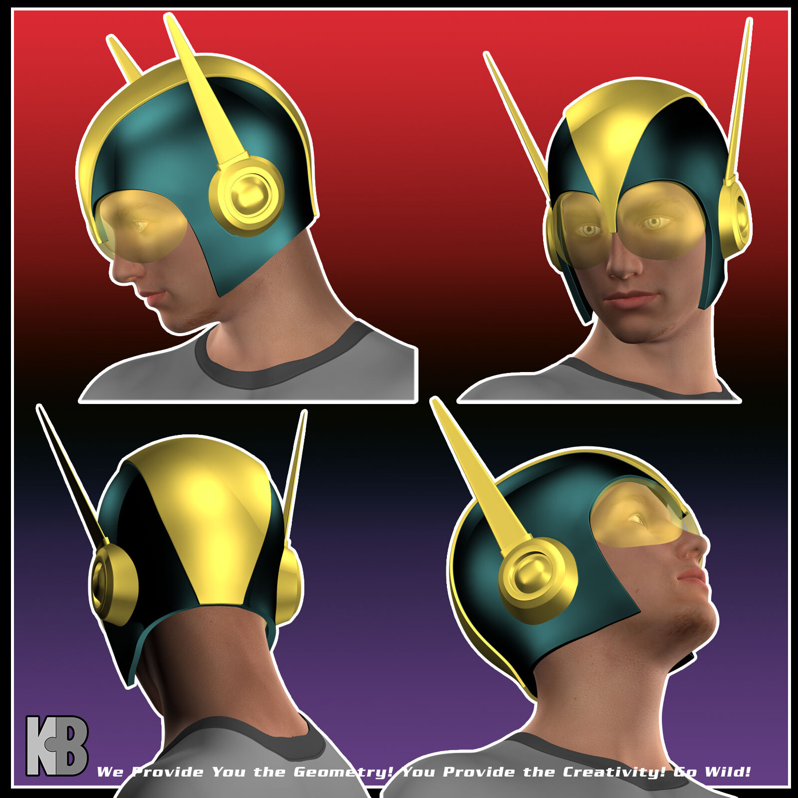 Headgear 002 MMKBG3M | Daz 3D