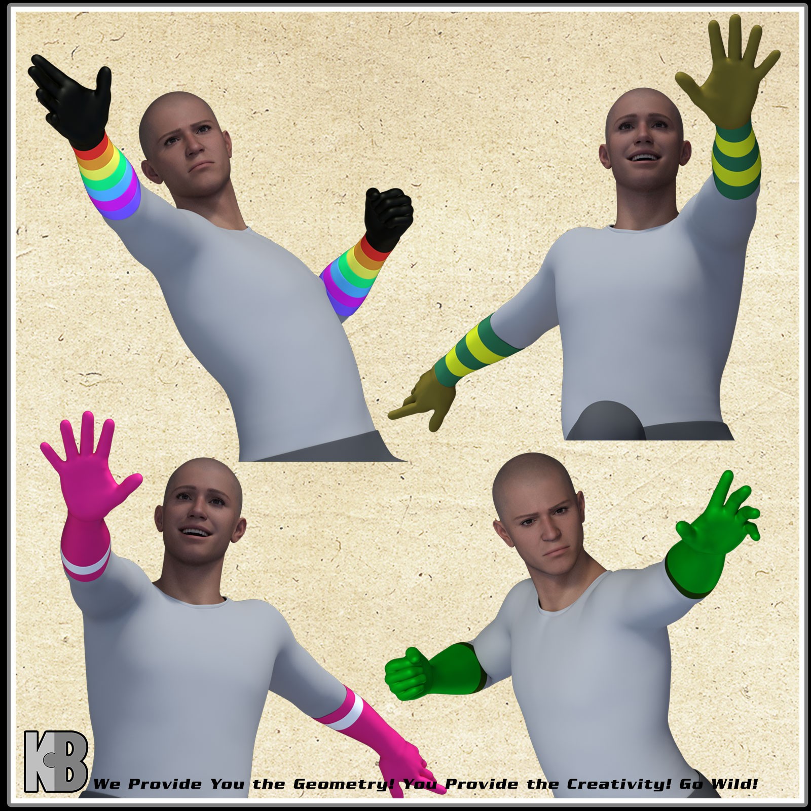 Handwear 005 MMKBG9 | Daz 3D
