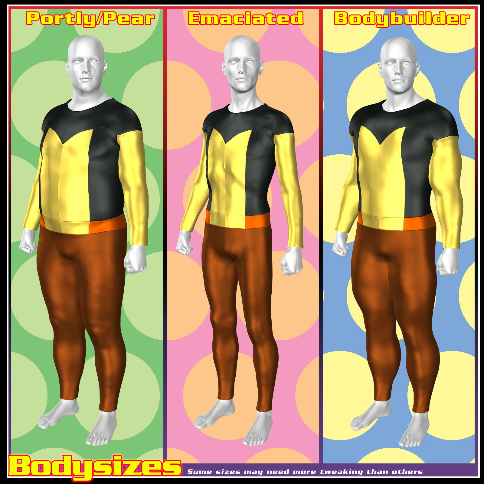 Bodysuit 077 MMKBG3M | Daz 3D