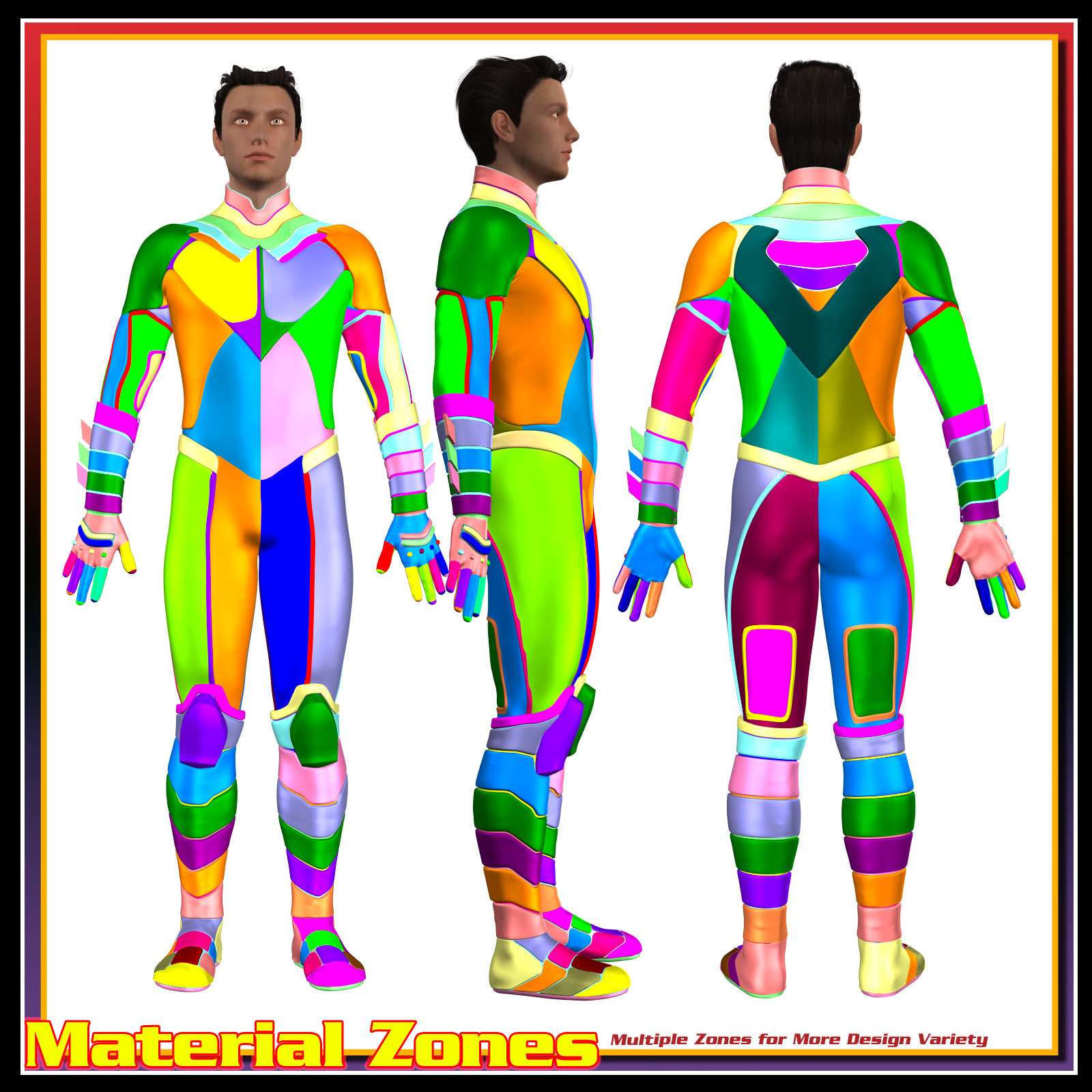 Bodysuit 100 MMKBG3M | Daz 3D
