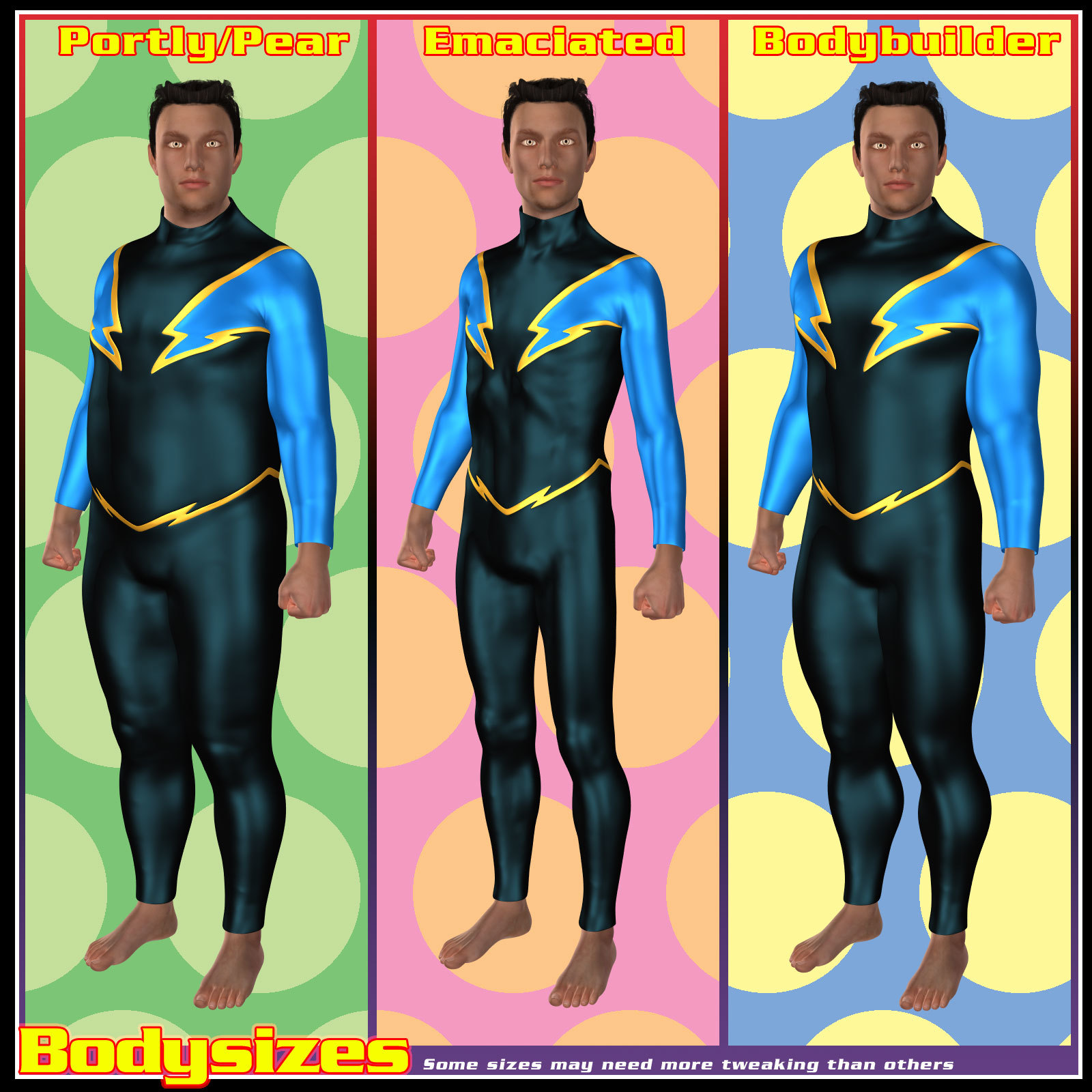 Bodysuit 101 MMKBG3M | Daz 3D